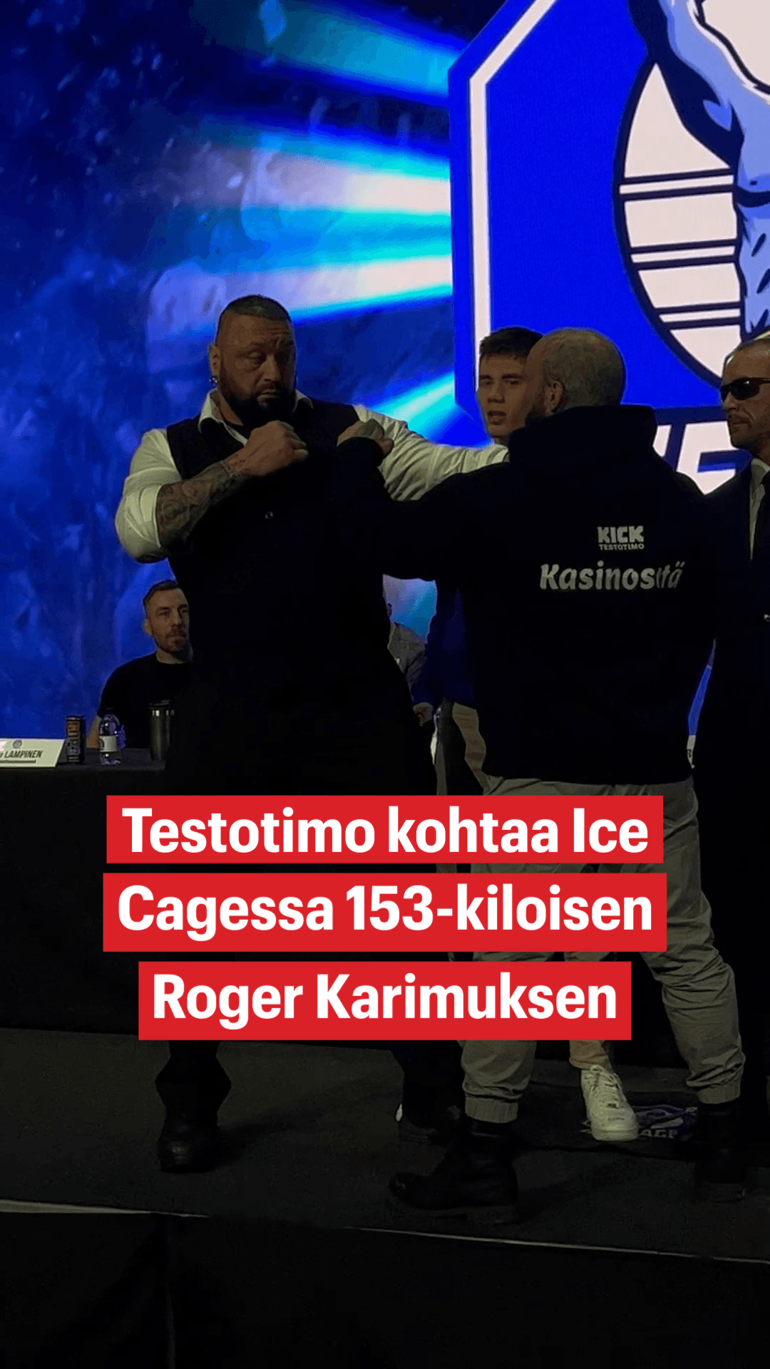 Ice Cage 6 -ottelijoiden välillä valtava kokoero - ”Suuret riskit ...